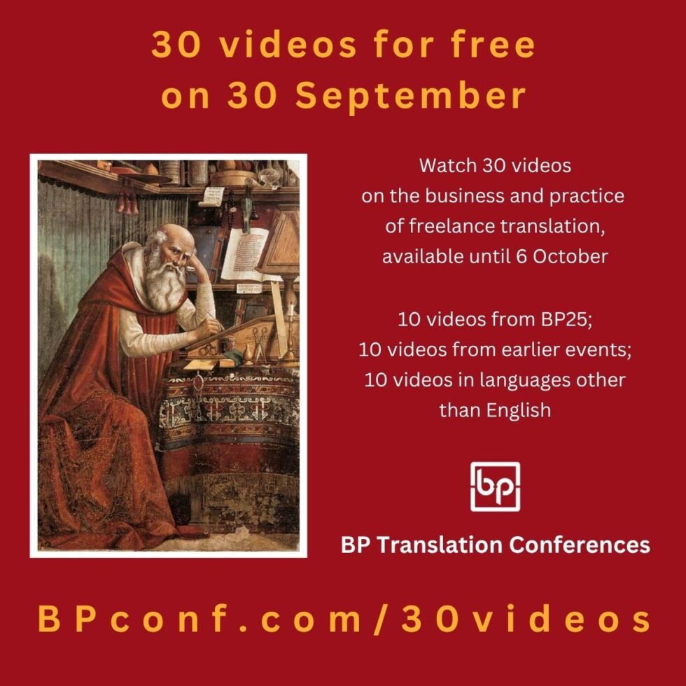 30 Videos - BP Translation Conferences